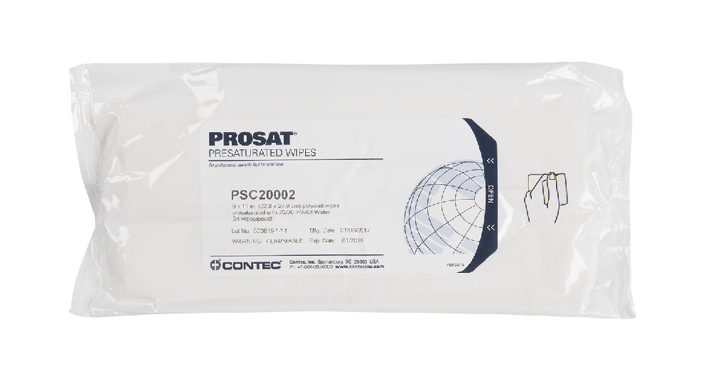 PROSAT® Sigma™ Wipes, Contec® | Presaturated Cleanroom Wipes