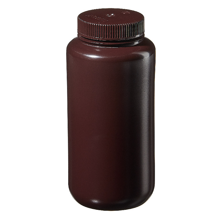 Nalgene® Laboratory Bottles, High-Density Polyethylene, Wide Mouth ...